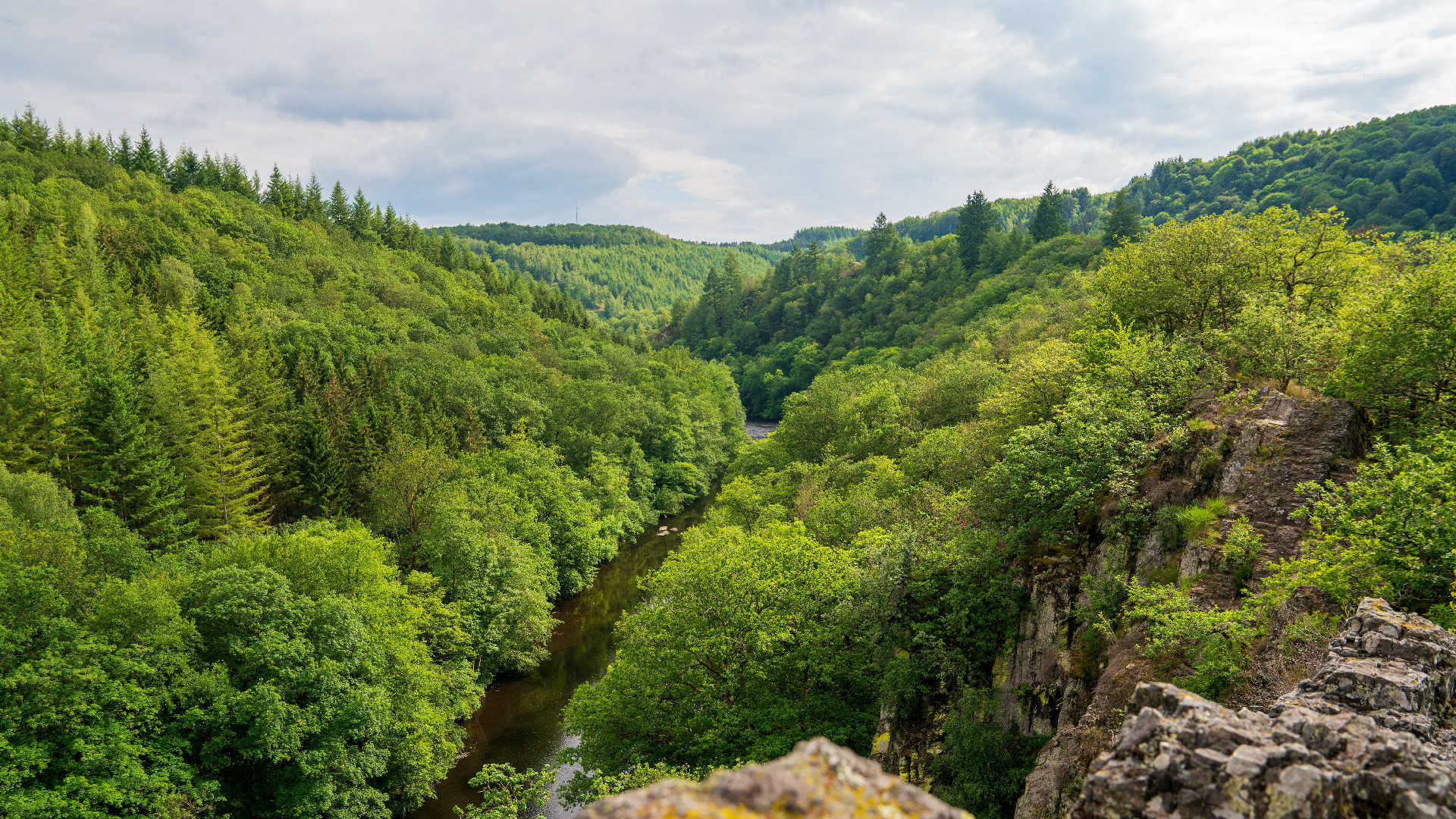 Panorama van le Hérou - Ardennen.nl - vakanties & informatie