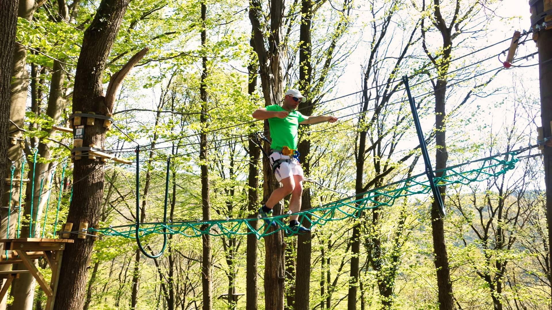 Touwenparcours - Leuk klimbos in La Roche - Ardennen.nl